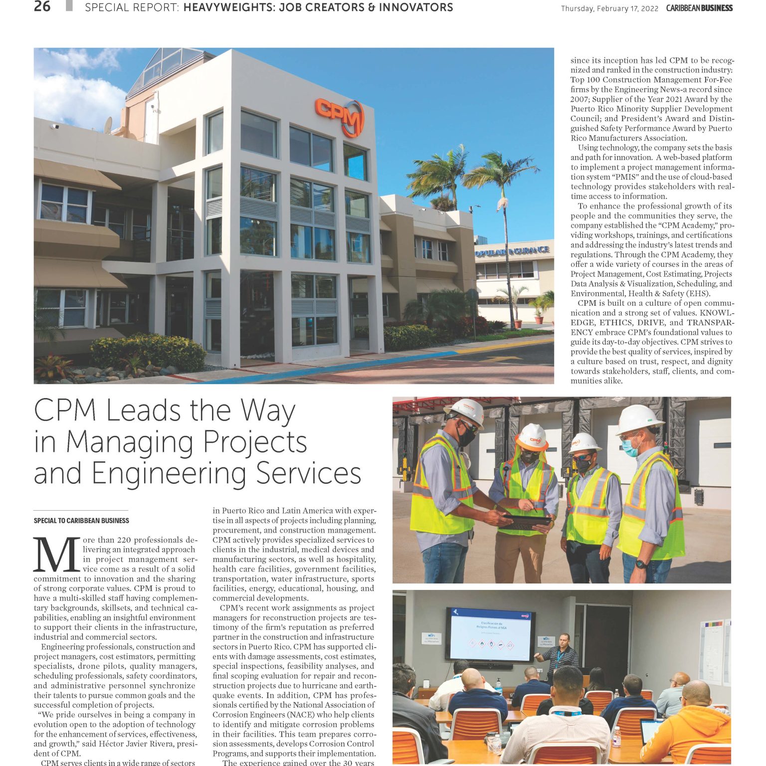CPM Leads the Way in Managing Projects and Engineering Services - CPM ...